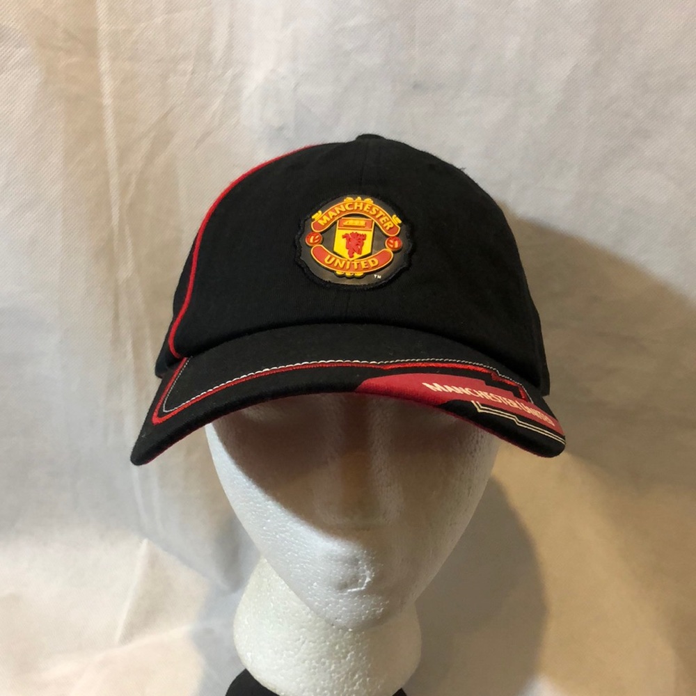 Manchester United Soccer Club Black Mens Red Cap Hat … - Gem